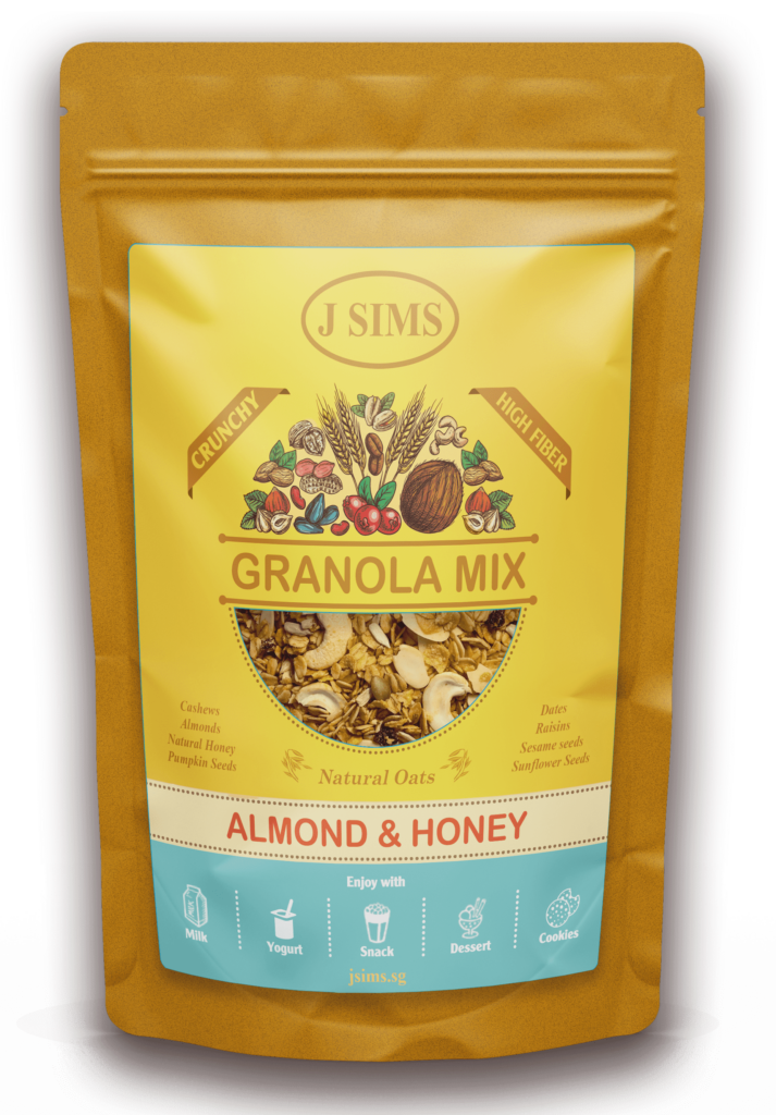 Granola Mix – Almond & Honey (250g) – J SIMS